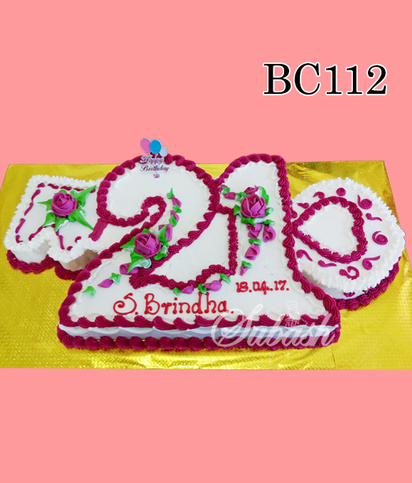 21st Key Birthday Cake