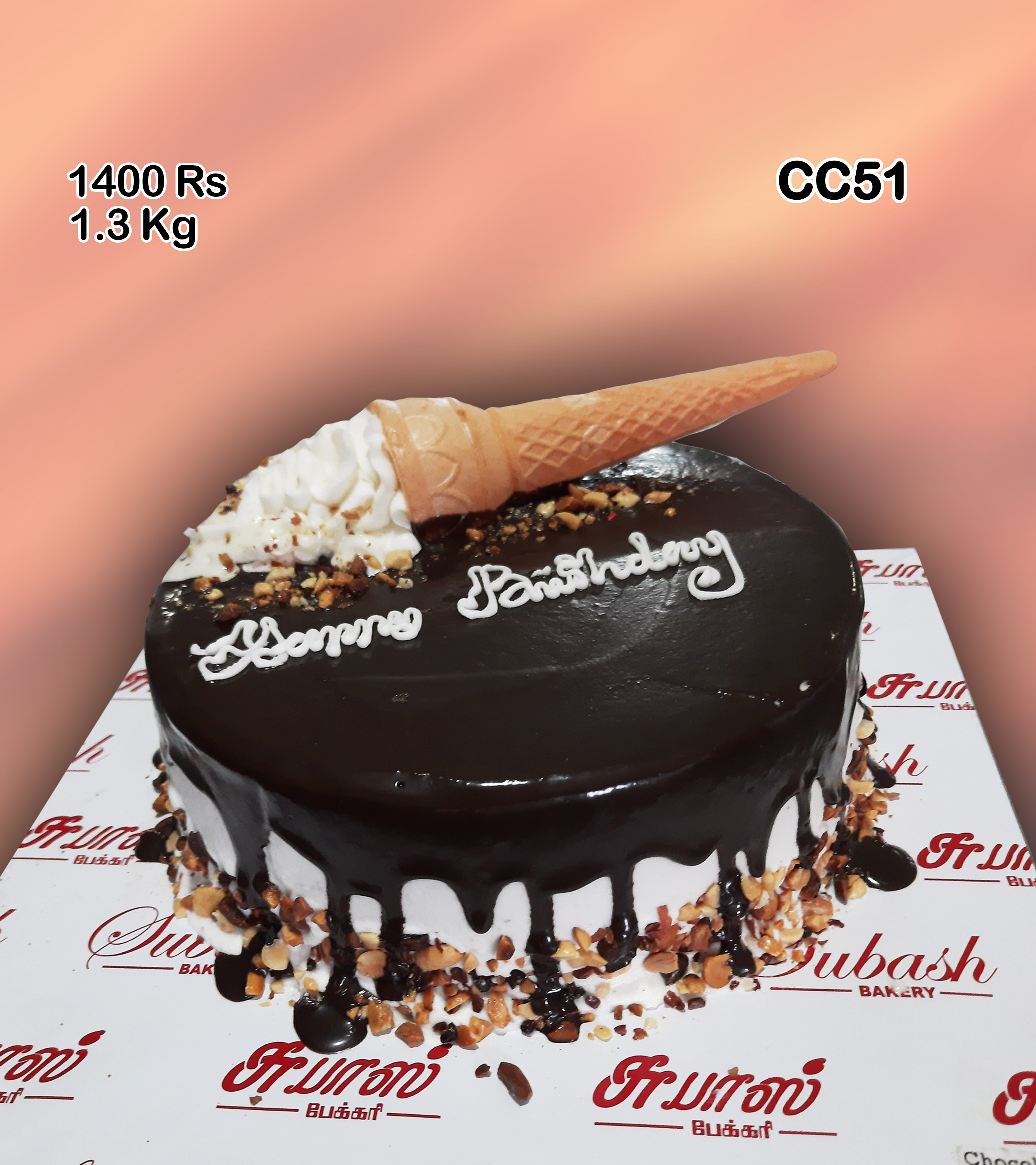 Ice Cream Chocolate Cake | Subash Bakery